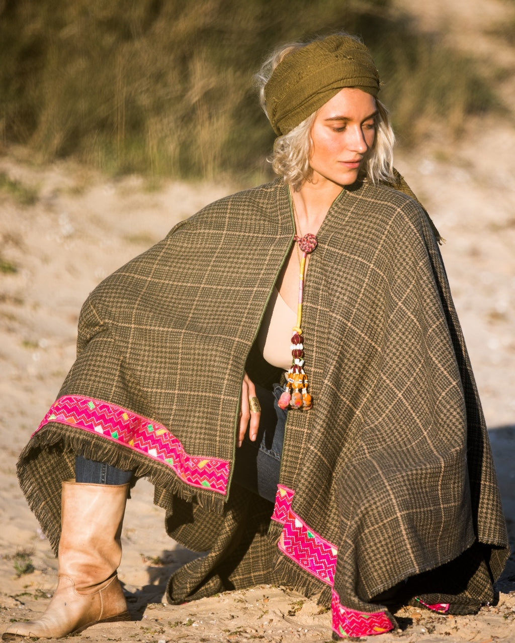 Brown Wool Cape – Royal Gypsy Online